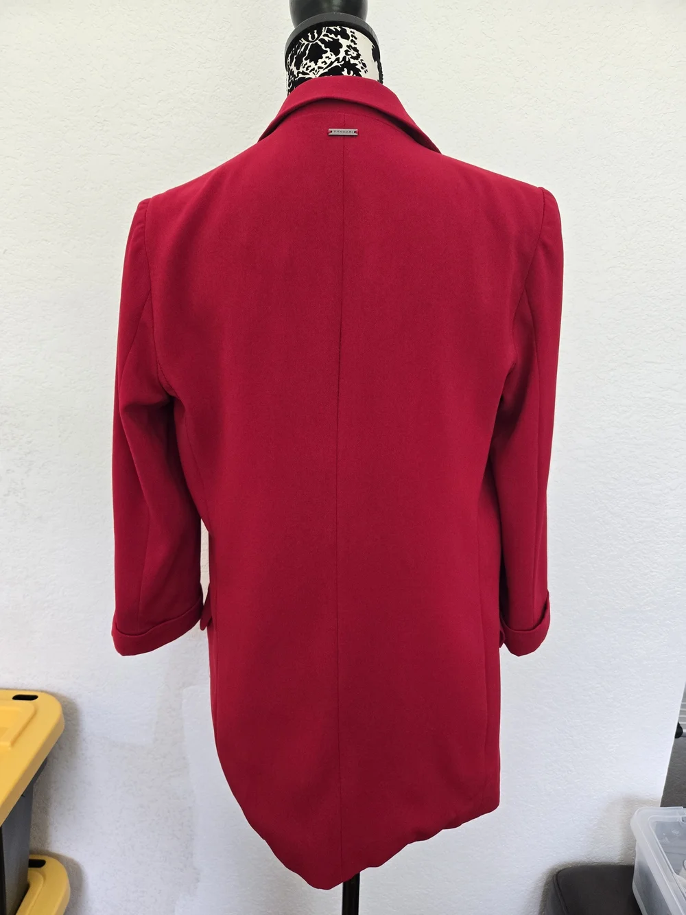 T Tahari | Jackets & Coats | T Tahari Red Womens Blazer Jacket | Poshmark
